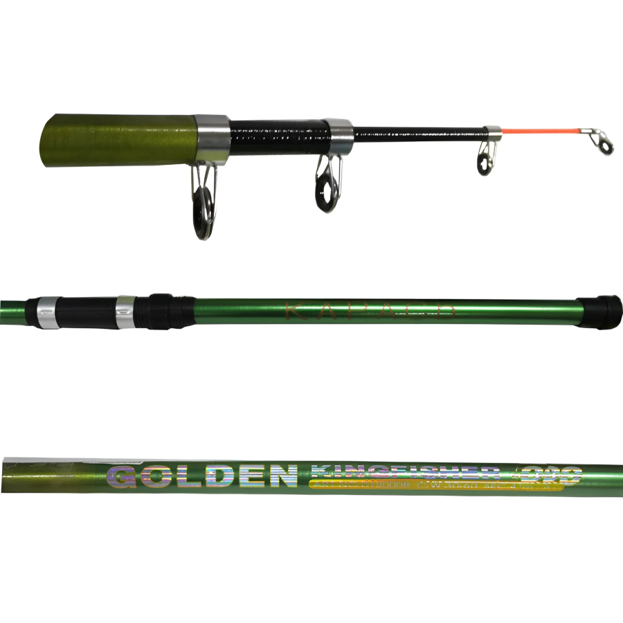 Вудилище Kaida 5 м 30-60 г Golden Kingfisher\Blue Bird з кільцями ᐈ ...