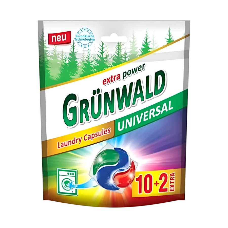Капсули для прання Grunwald 12 шт. Universal гірська свіжість ᐈ Інтернет магазин товарів для ...